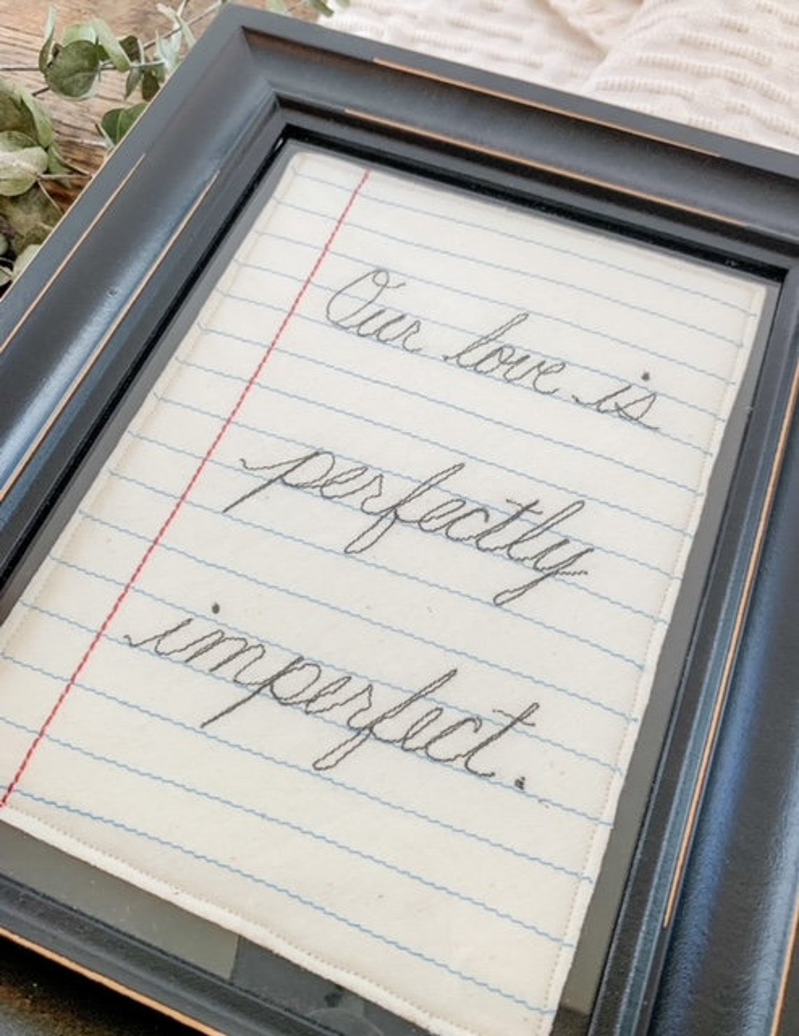 Love Letter,lined Notebook Paper,poetry,poem,handwritten, Wall Art ...