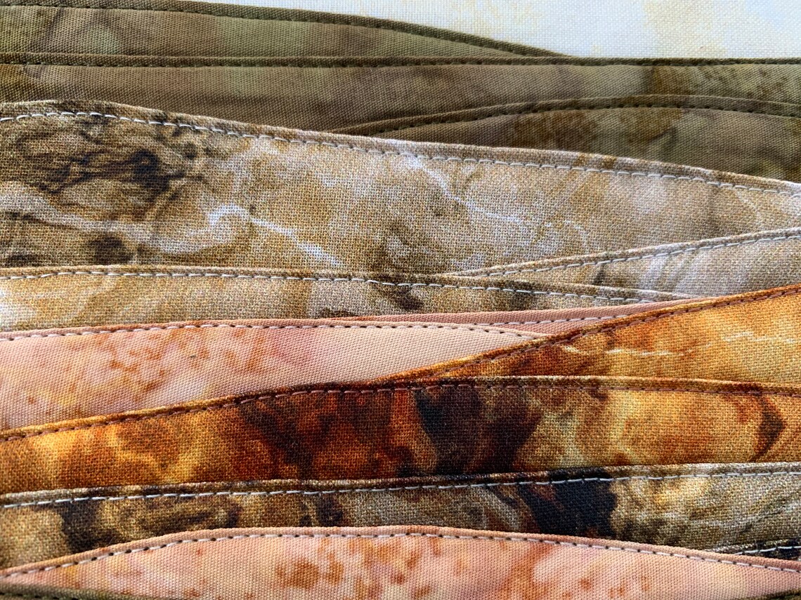 AUTUMN HILLS Fabric Landscape Art Abstract Fabric Art - Etsy