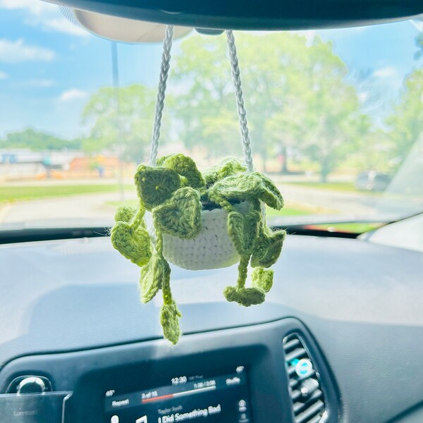 Crochet Plant for Car - Etsy