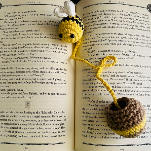 Bee Bookmark - Etsy
