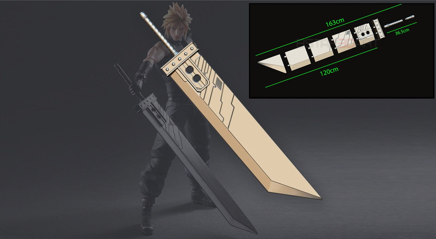 Buster Sword Cloud Final Fantasy VII Remake 3D print model | Etsy