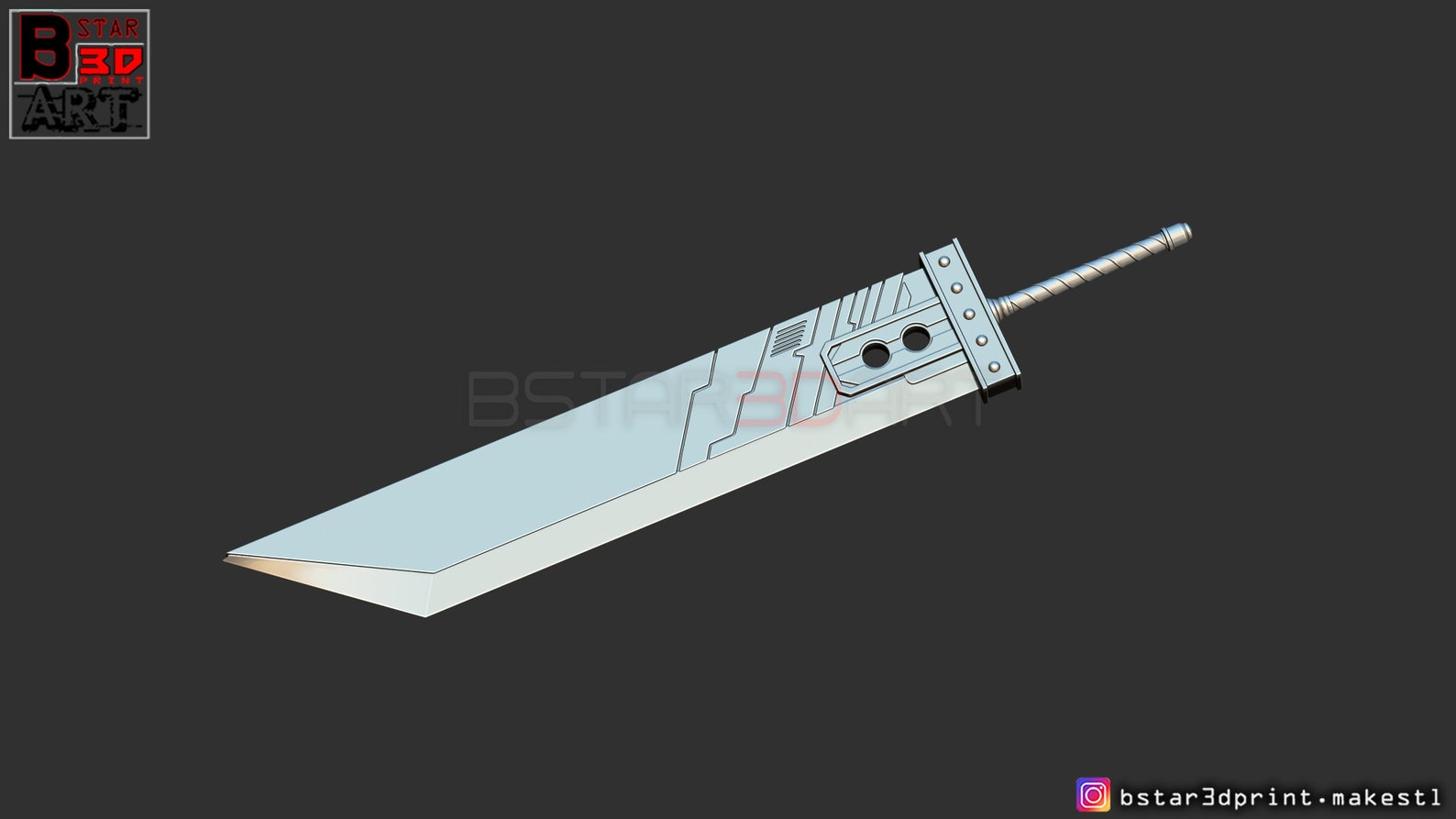 Buster Sword Cloud Final Fantasy VII Remake 3D print model | Etsy