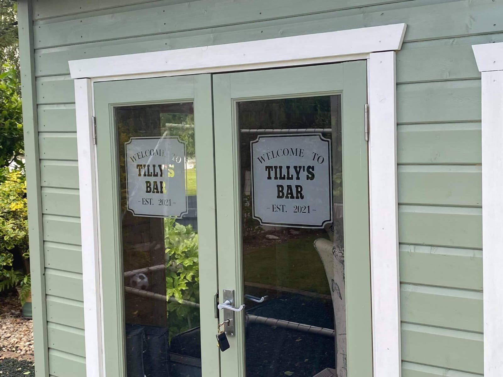 Window Bar Sticker Decal Frosted Glass Sign Vinyl Home - Etsy UK