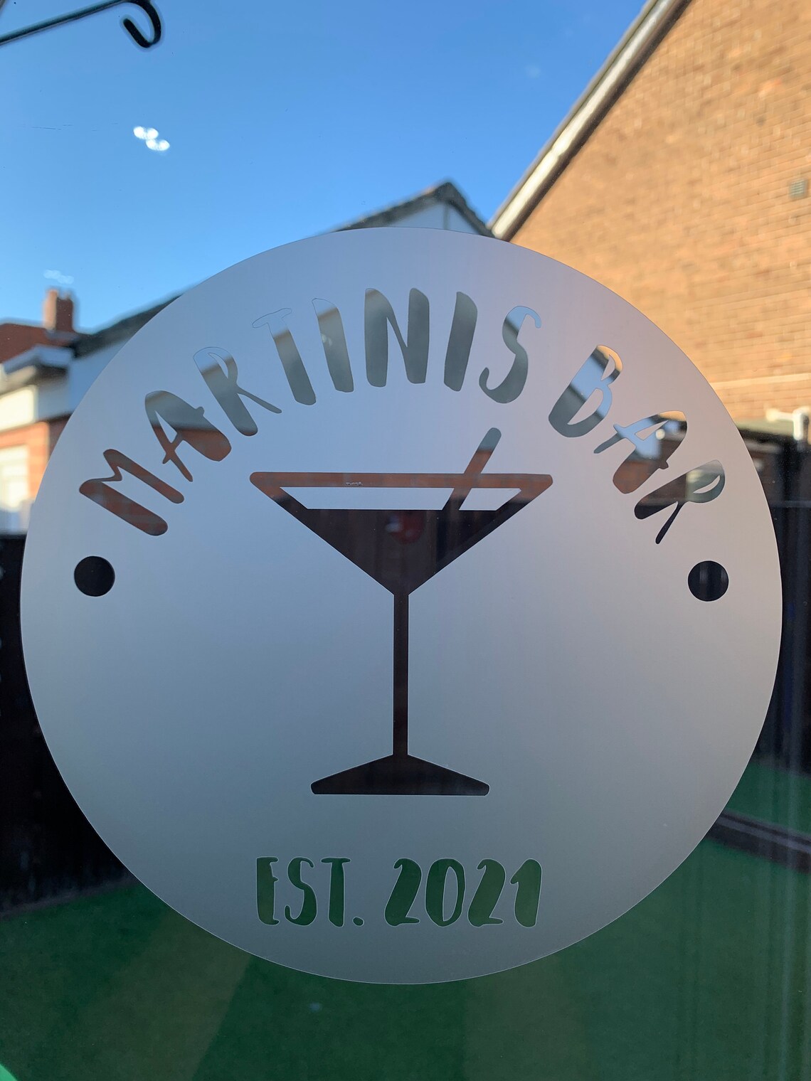 Window Bar Sticker Frosted Glass Sign Vinyl Home Cocktail Beer - Etsy UK