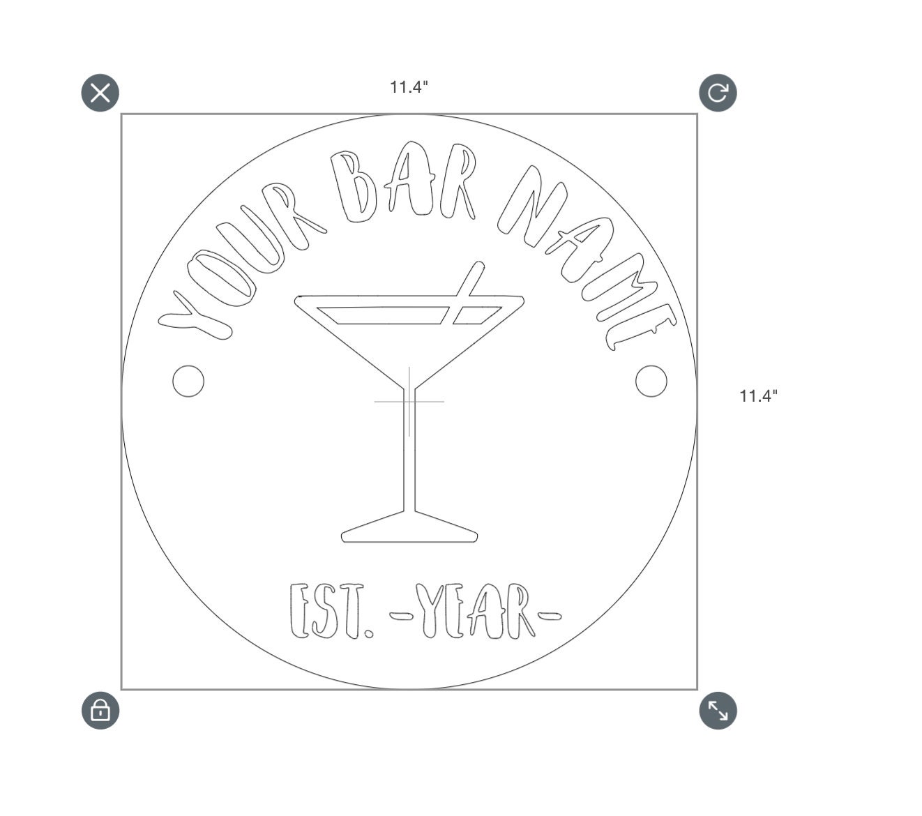 Window Bar Sticker Frosted Glass Sign Vinyl Home Cocktail Beer | Etsy