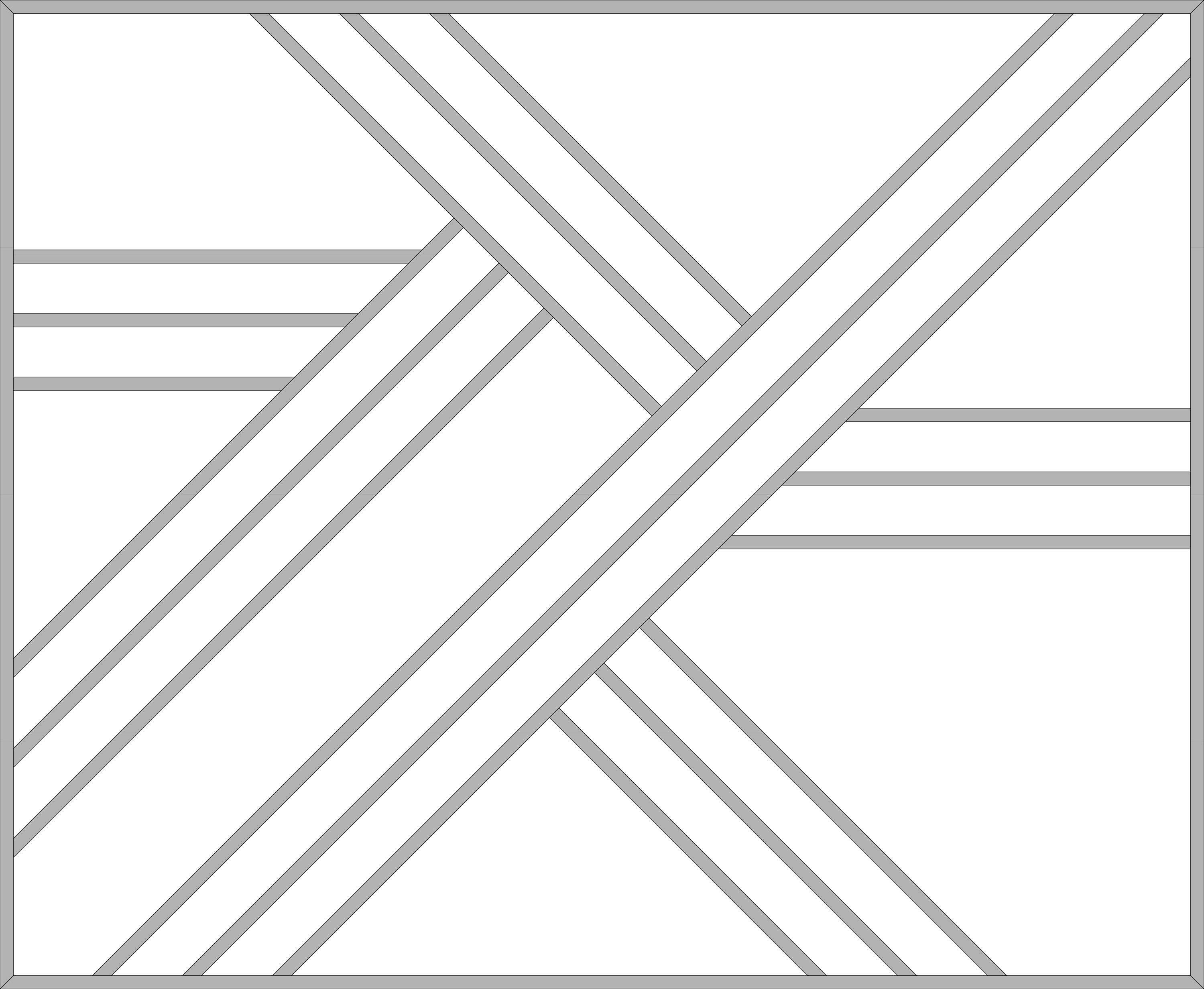 Custom Wall Molding Kit or Printable Plan With Bold Line Design ...
