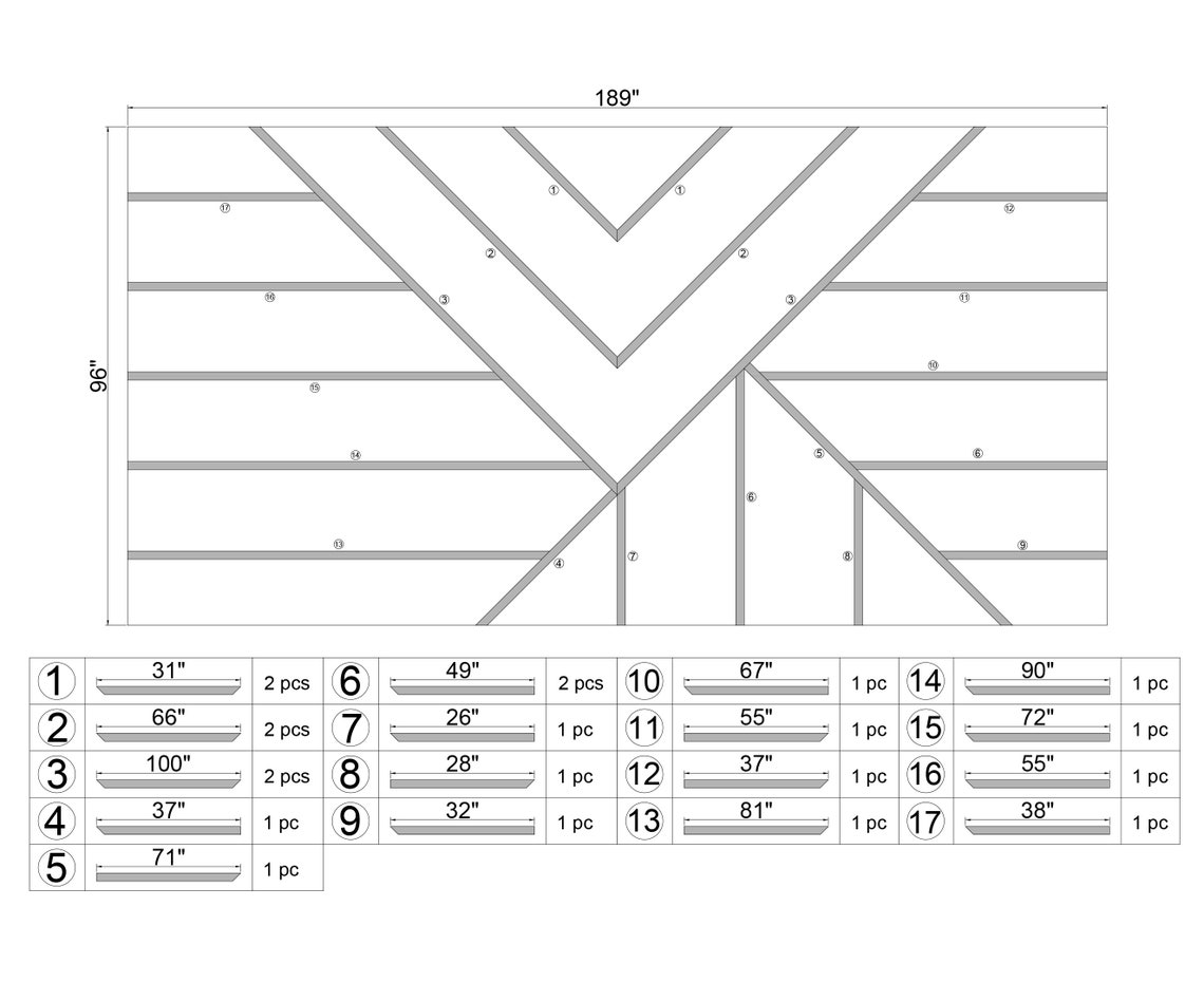 Modern Wall Moulding Kit or V-shape Design Guide | DIY Accent Trim Idea ...
