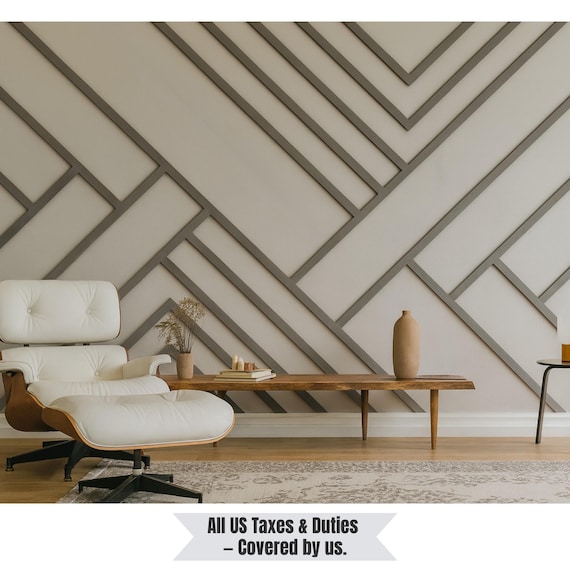 Diagonal Panel Walls
