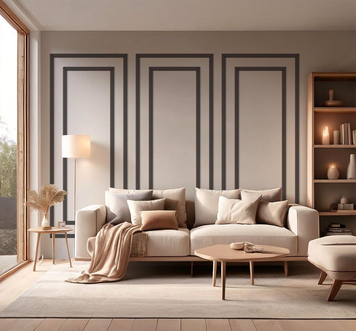 Wall Molding Panel, Wall Molding Package Ready to Assemble, Handmade ...