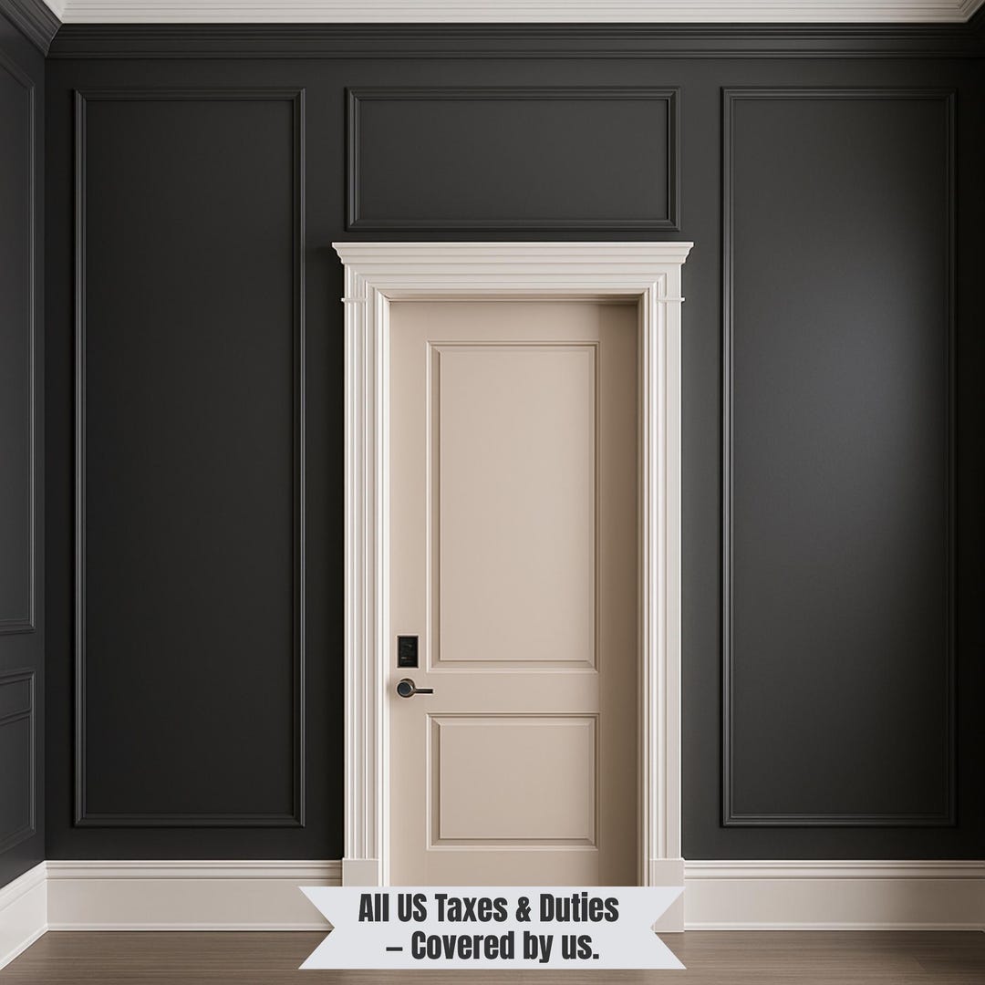 Door Trim and Wall Paneling Kit or Blueprint – Timeless DIY Molding ...