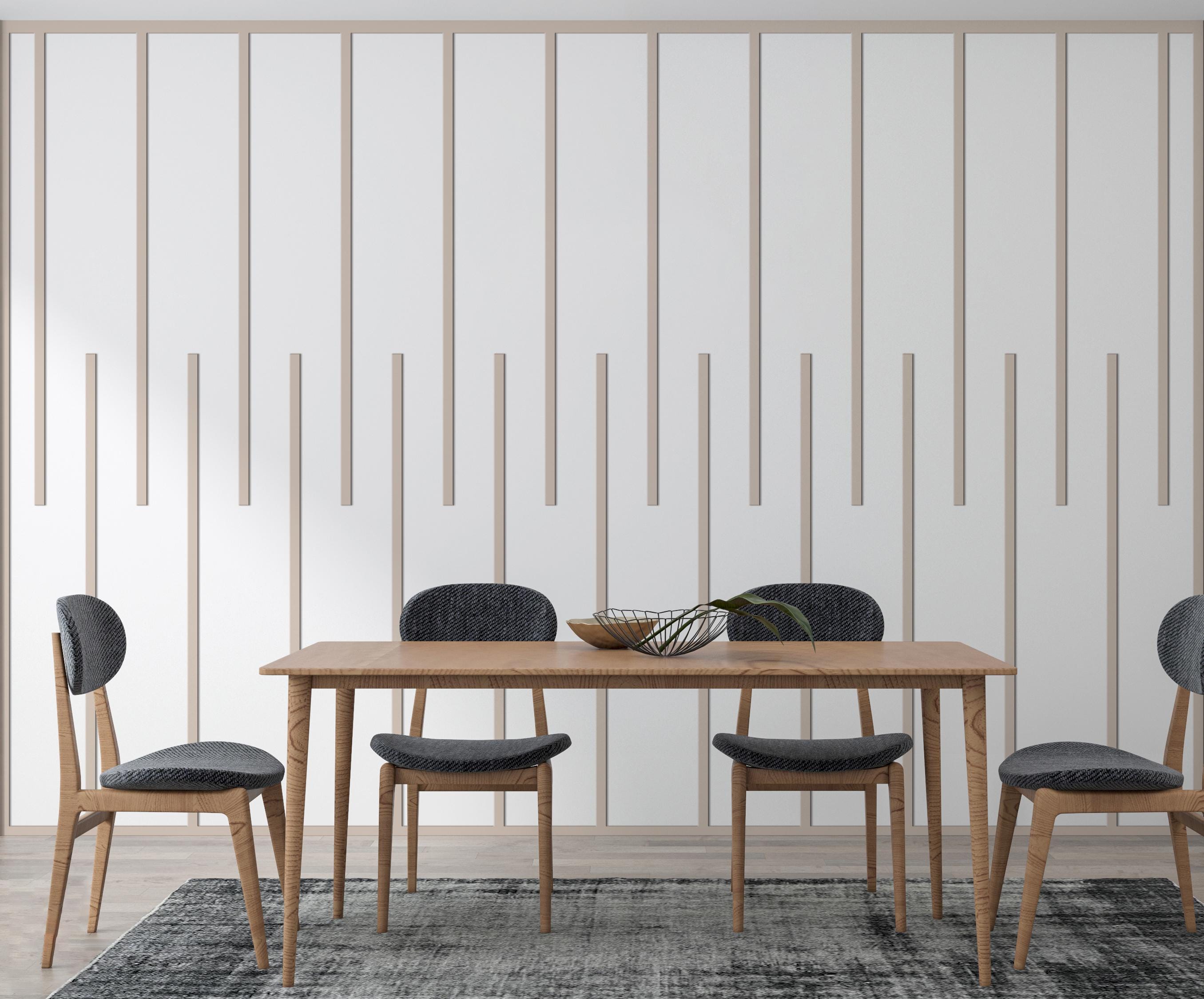 Vertical Panel Molding Kit or Blueprint| Elegant Wall Trim for Dining ...