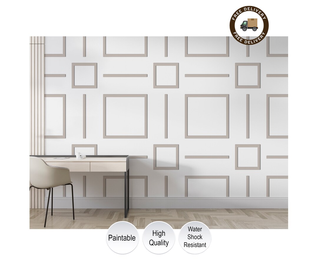 Custom Wall Molding, Handmade Wall Molding, Wall Design Panel, Wall ...