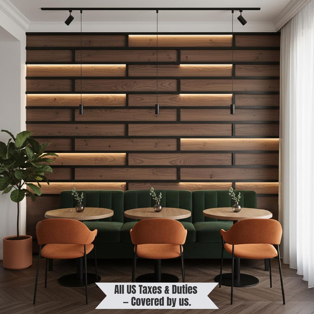 Staggered Horizontal Wall Molding Kit or Digital Plan | Rectangular ...
