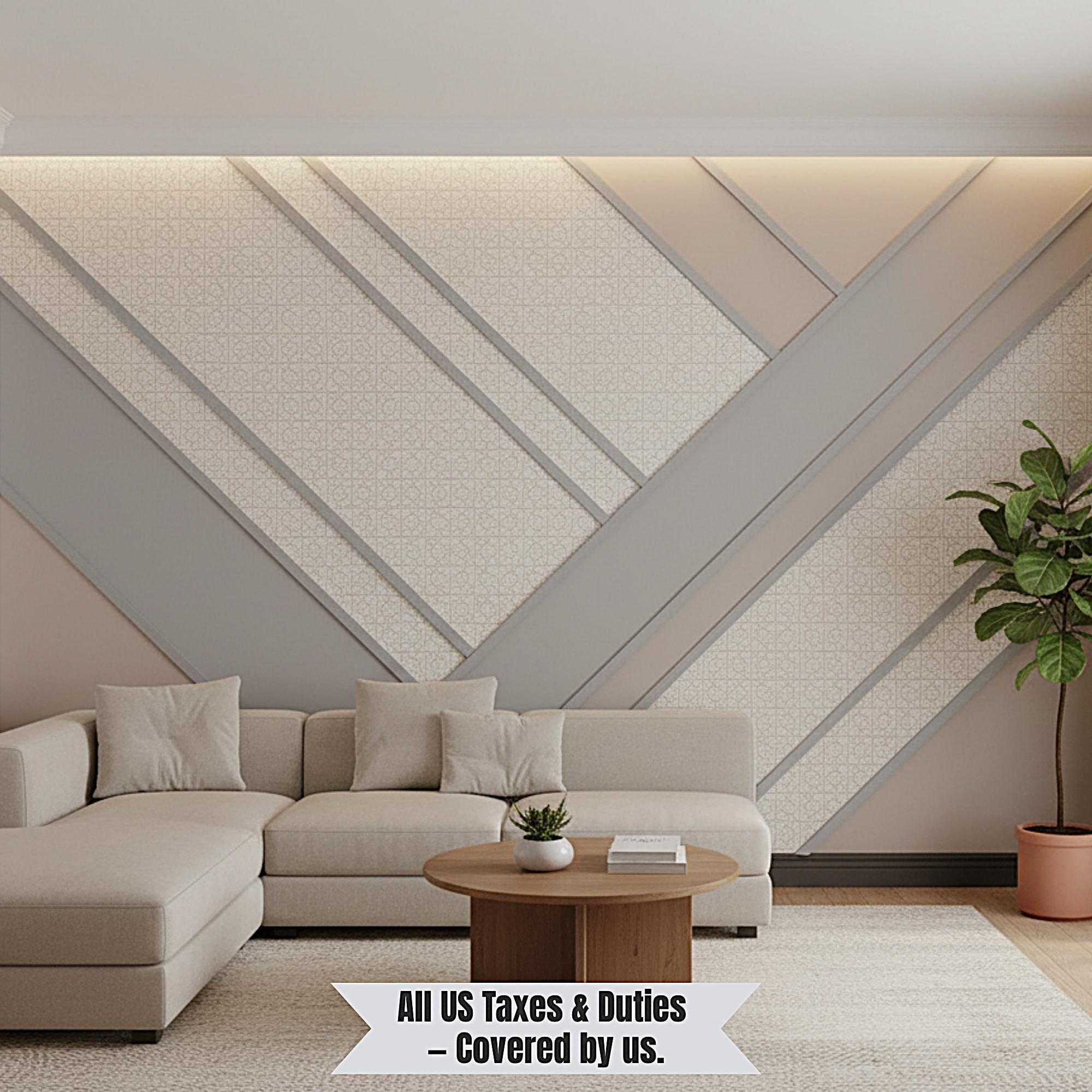 Stripe Wall Molding Kit or Digital Plan | Modern Geometric Accent Wall ...