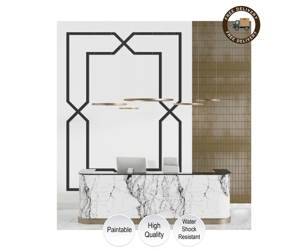 Wall Molding Custom, Custom Wall Design, Wall Decor Molding, Wall ...