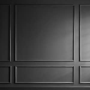 Rectangular Wall Molding Kit – Full Set of Precut Polystyrene Trim ...