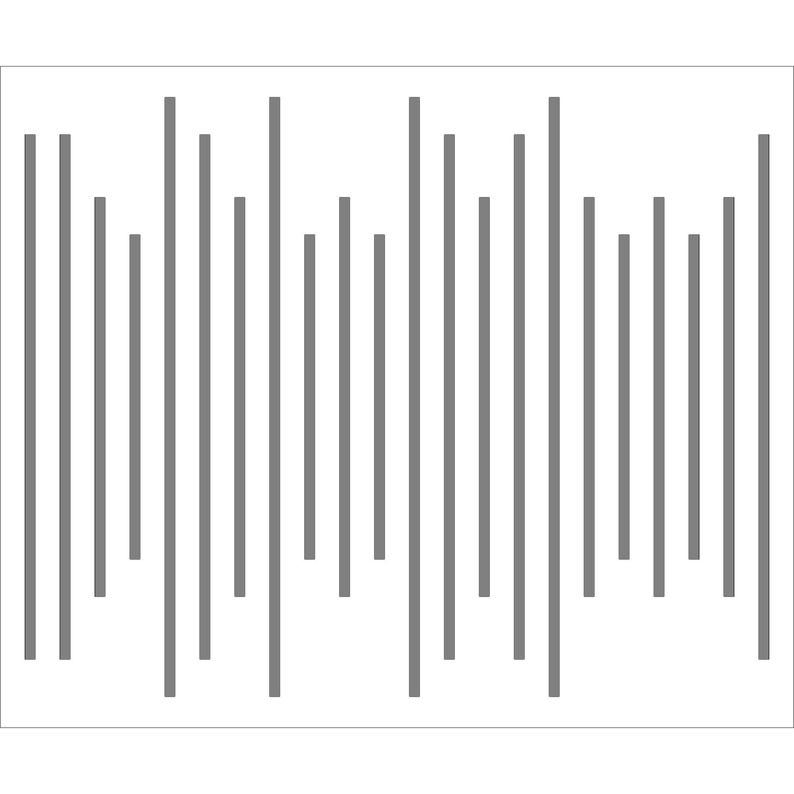 Asymmetrical Wall Panel Molding Full Kit or Digital Plan | Vertical ...