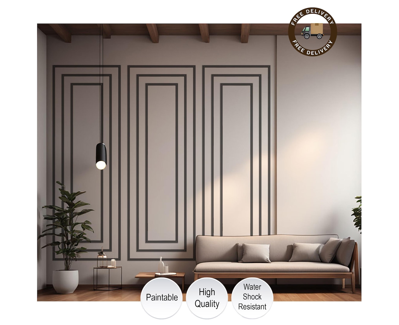 Wall Molding Custom, Wall Design, Wall Decor Molding, Wall Molding ...