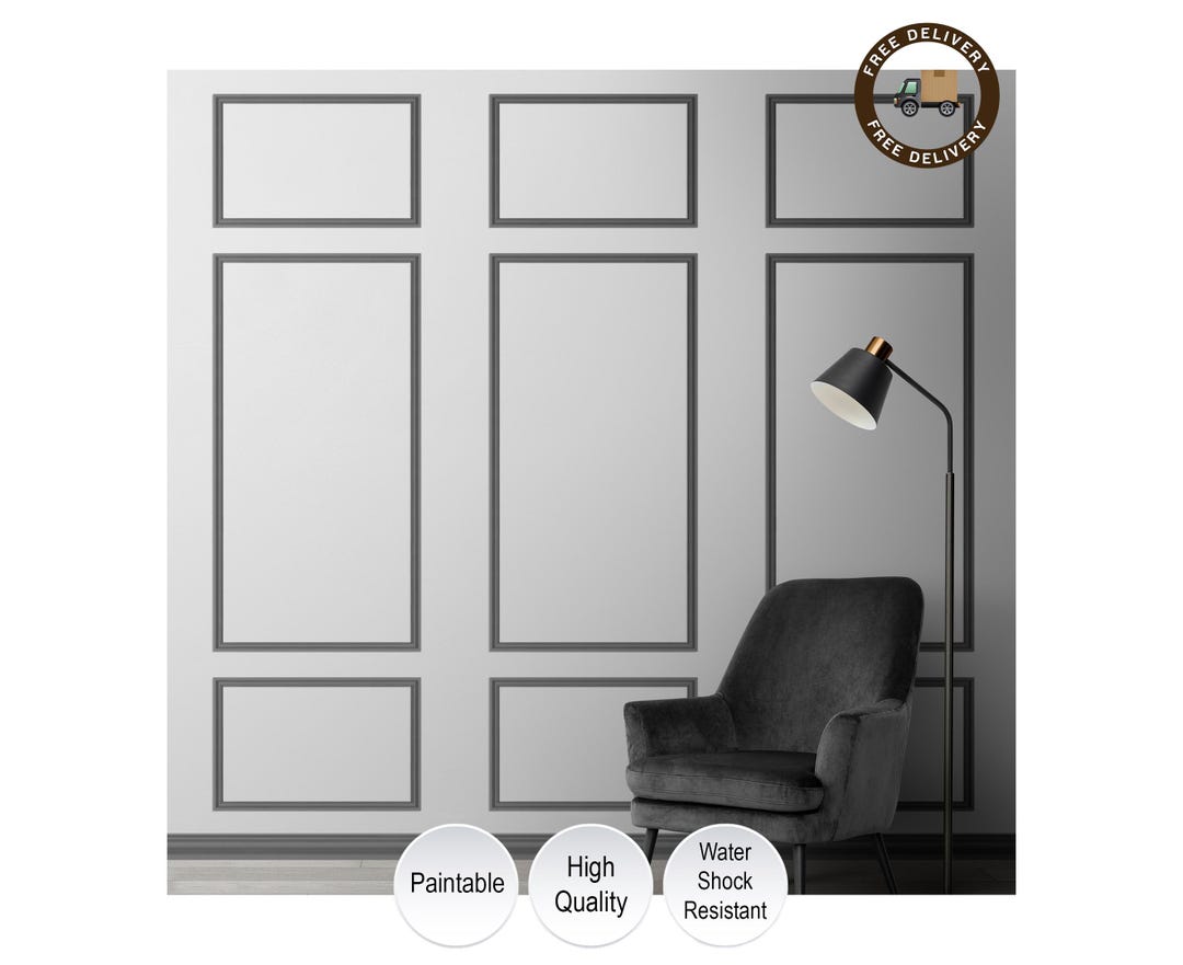 Wall Paneling, Custom Wall Molding, Ready-to-install Wall Moulding ...