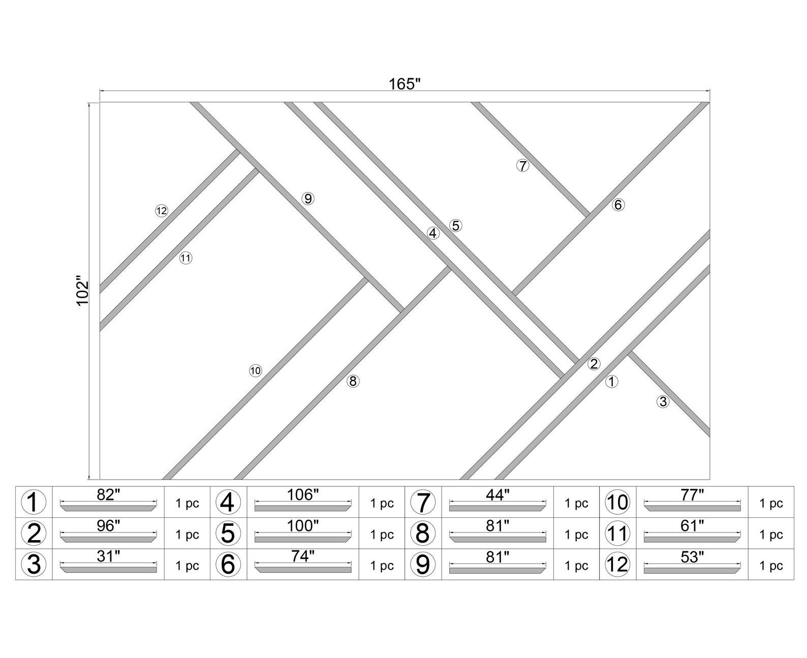 Wall Molding Custom, Custom Wall Design, Wall Decor Molding, Wall ...