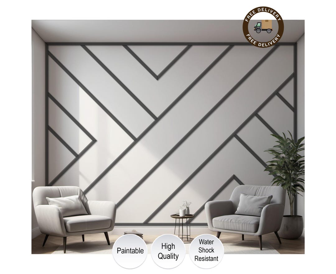 Custom Wall Molding, Handmade Wall Molding, Wall Design Panel, Wall ...