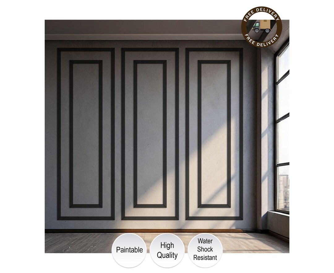 Wall Molding Panel, Wall Molding Package Ready to Assemble, Handmade ...