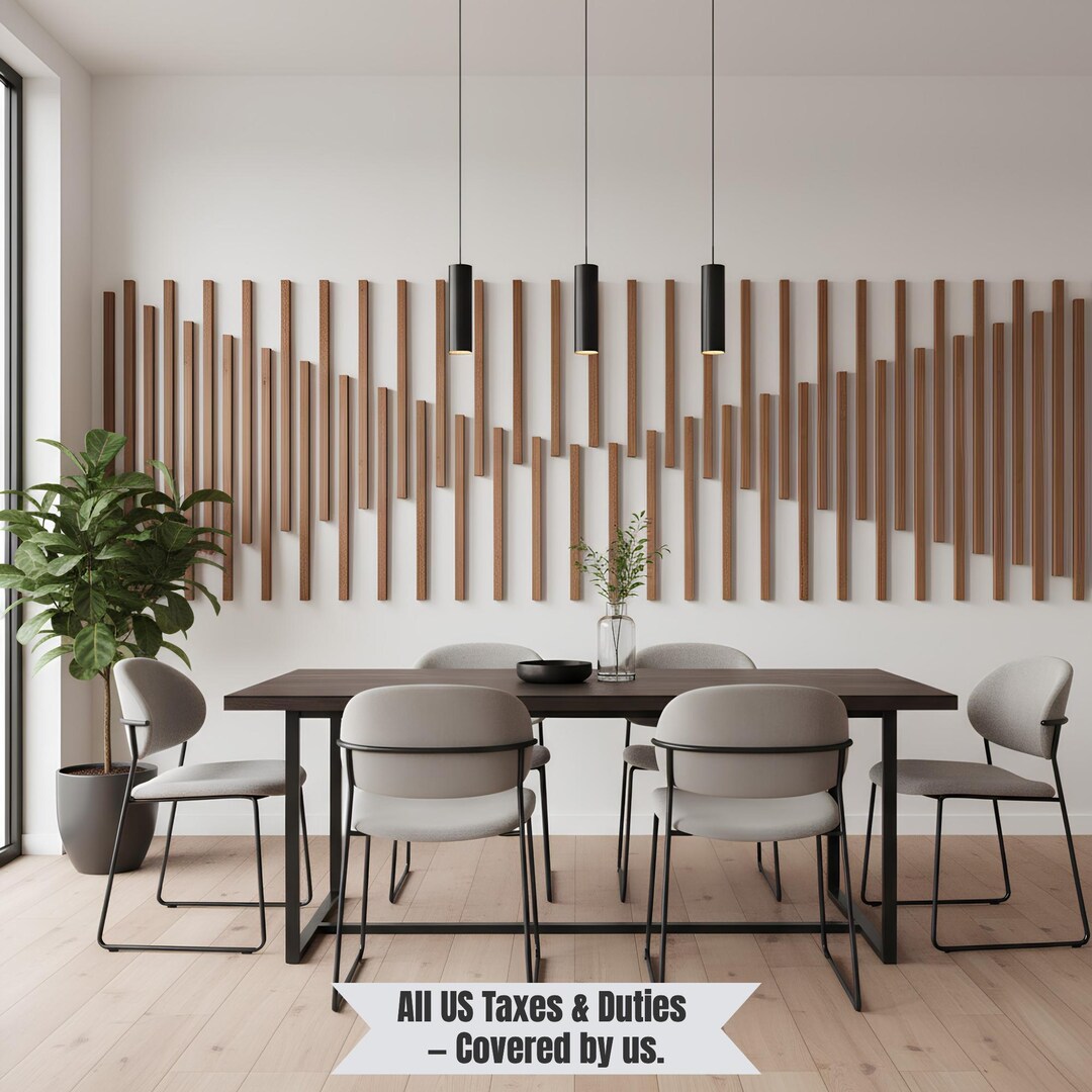 Wave Pattern Wall Panel Kit | Polystyrene Trim or Digital Blueprint ...