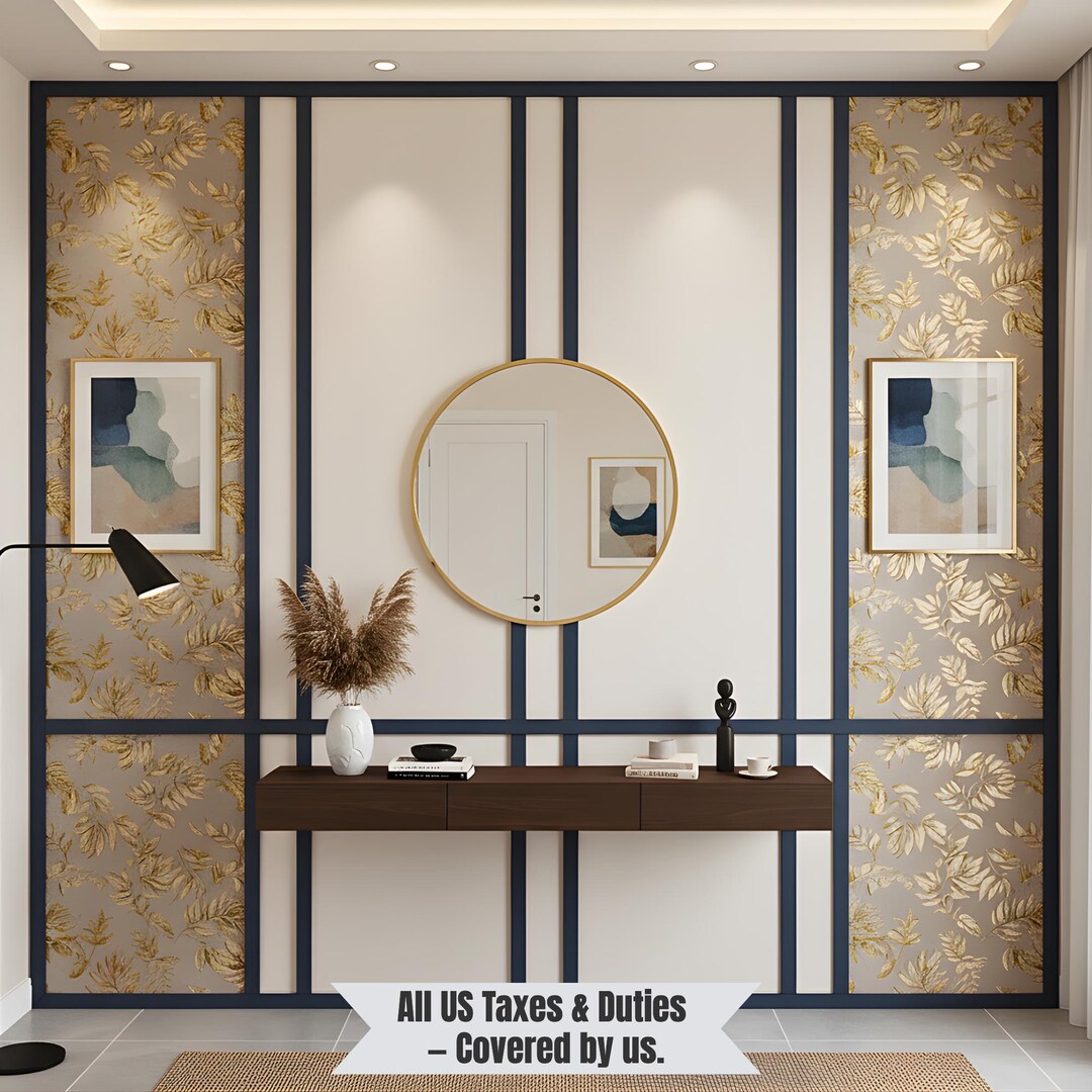 Wall Molding Panel Kit or Digital Blueprint | Elegant Trim Design for ...