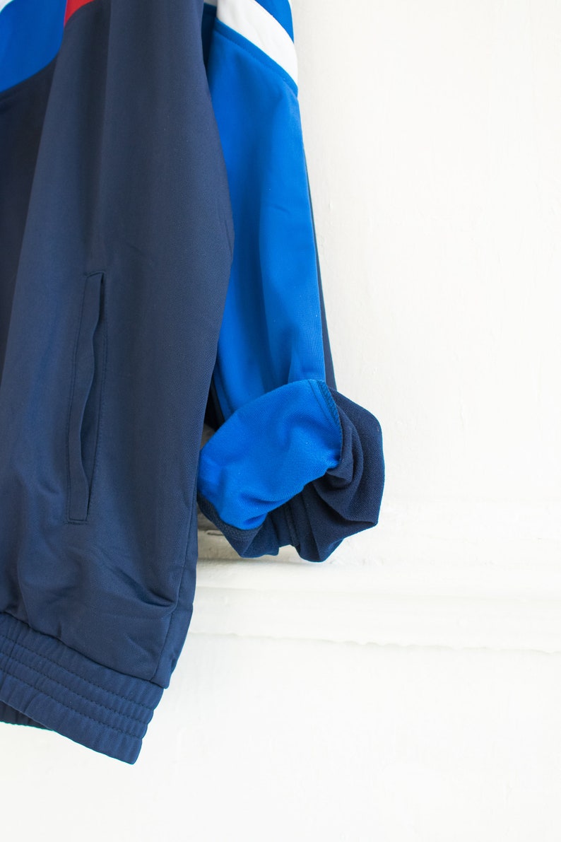 Vintage Track Jacket Mens XL Color Block Sports Jacket Womens - Etsy