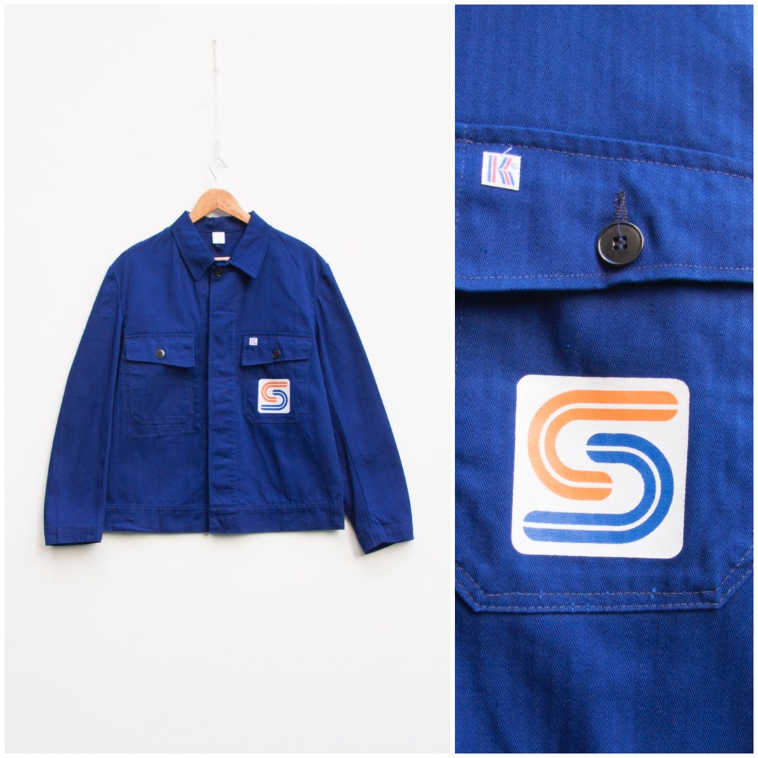 Work Jacket Men Small Factory Jacket Women Medium Utilitarian - Etsy