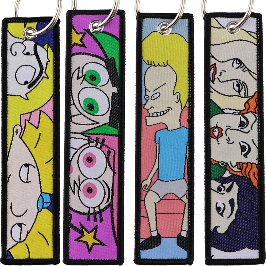 Inspired by Cartoon Key Tag / Butthead - Etsy