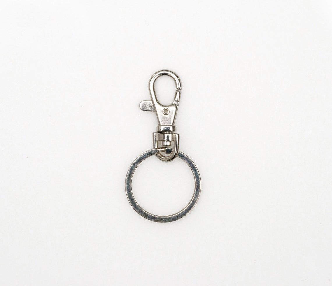 Metallic Leather Shell Keychain, 3D Form Keyring, Shiny Olive Green ...