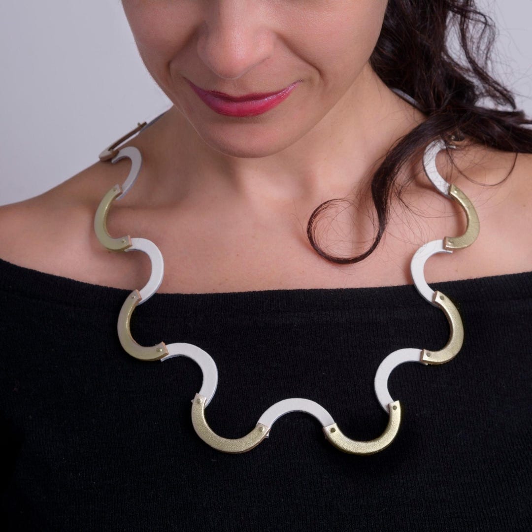 Simple Short Leather Necklace, Girly Fun Easy Wear Jewellery ...