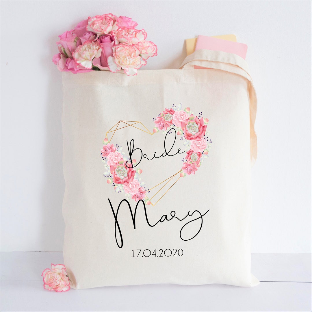 Personalised Wedding Bag Bride Bag Bridesmaid Bag - Etsy