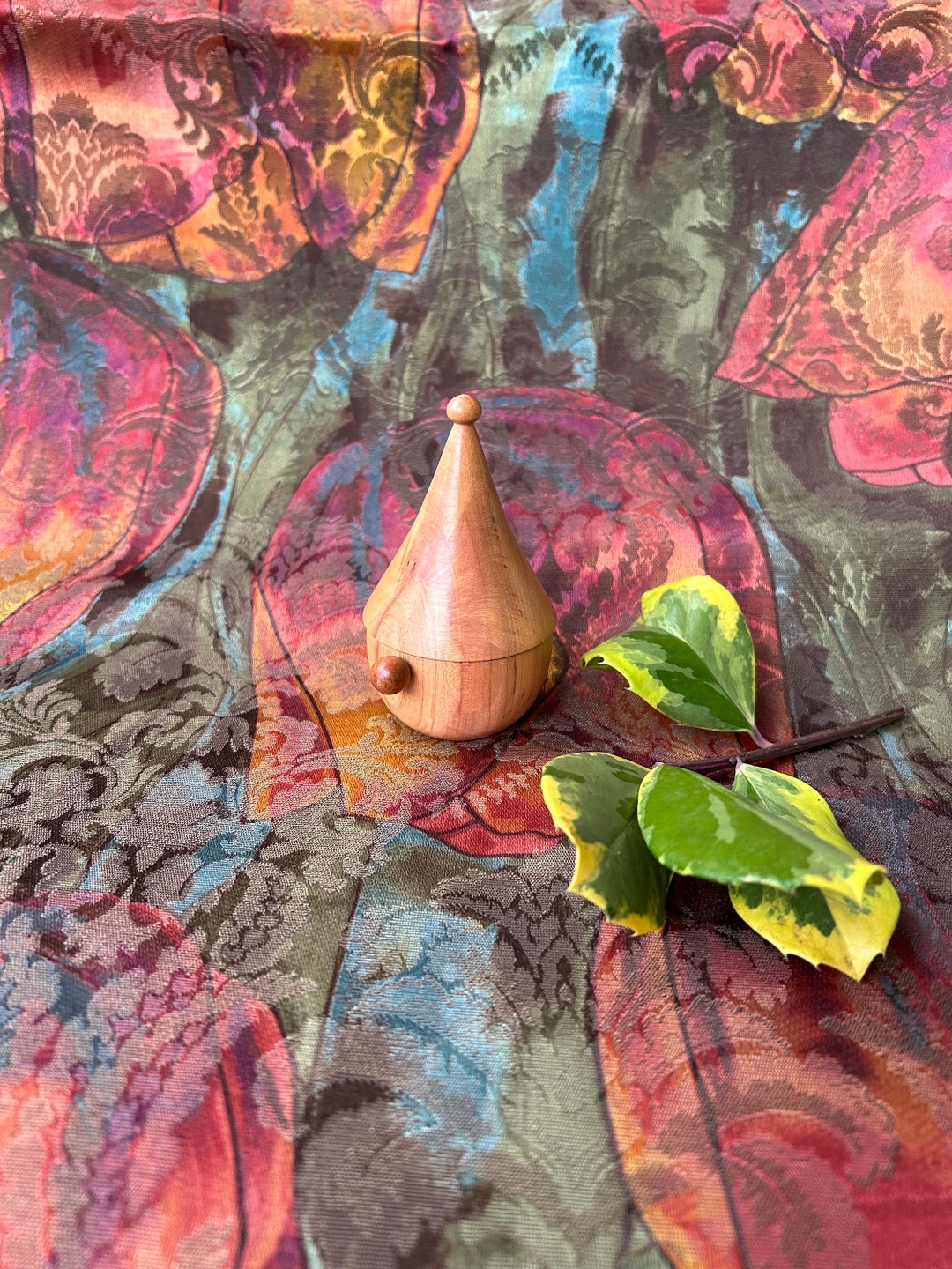 A Scandi Wooden Gnome : Hand Turned Wooden Ornament - Etsy