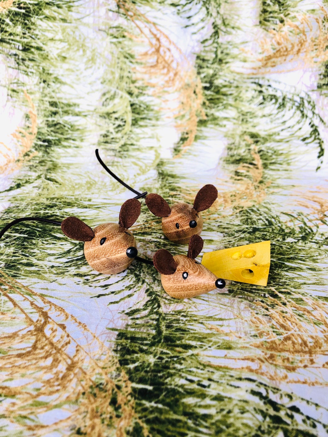 The Cheese and the Three Wise Mice : Hand Turned in Wood - Etsy