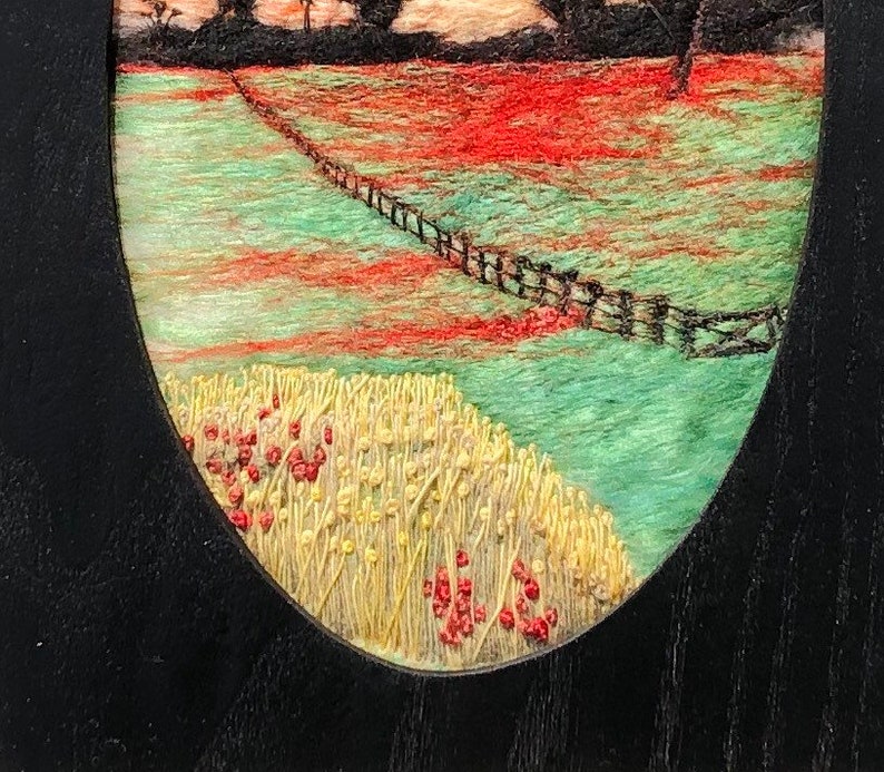 Sunset Over Flanders Field : a Handmade Needle Felted and - Etsy UK