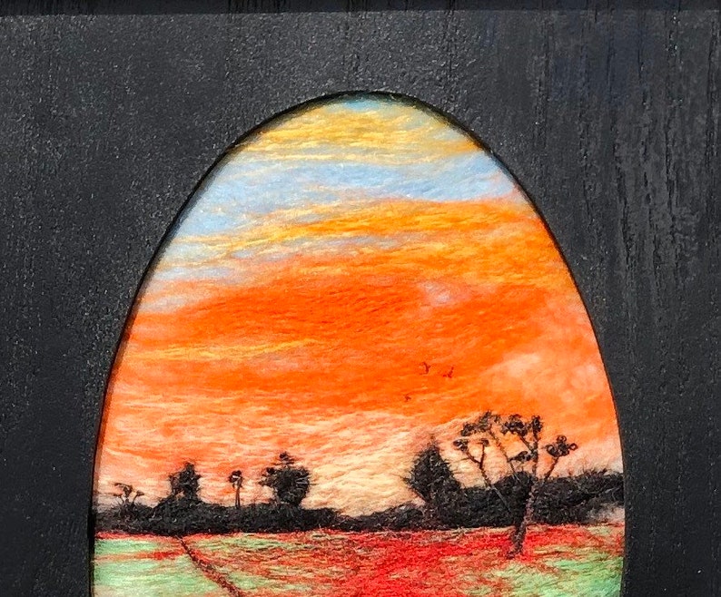 Sunset Over Flanders Field : a Handmade Needle Felted and - Etsy UK