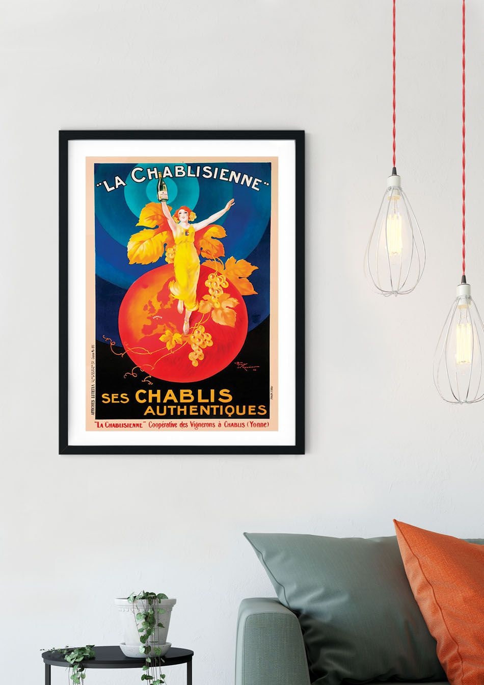 Chablis Alcohol Retro Giclee Poster Restored Vintage Wall - Etsy