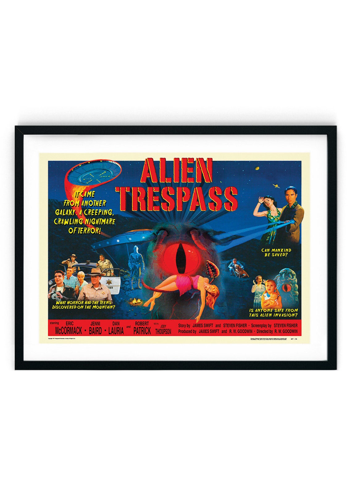 Alien Trespass Retro Film Poster Restored Vintage Film | Etsy