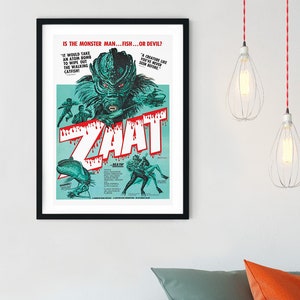 Zaat Retro Film Poster, Restored Vintage Film Poster, Office Poster ...