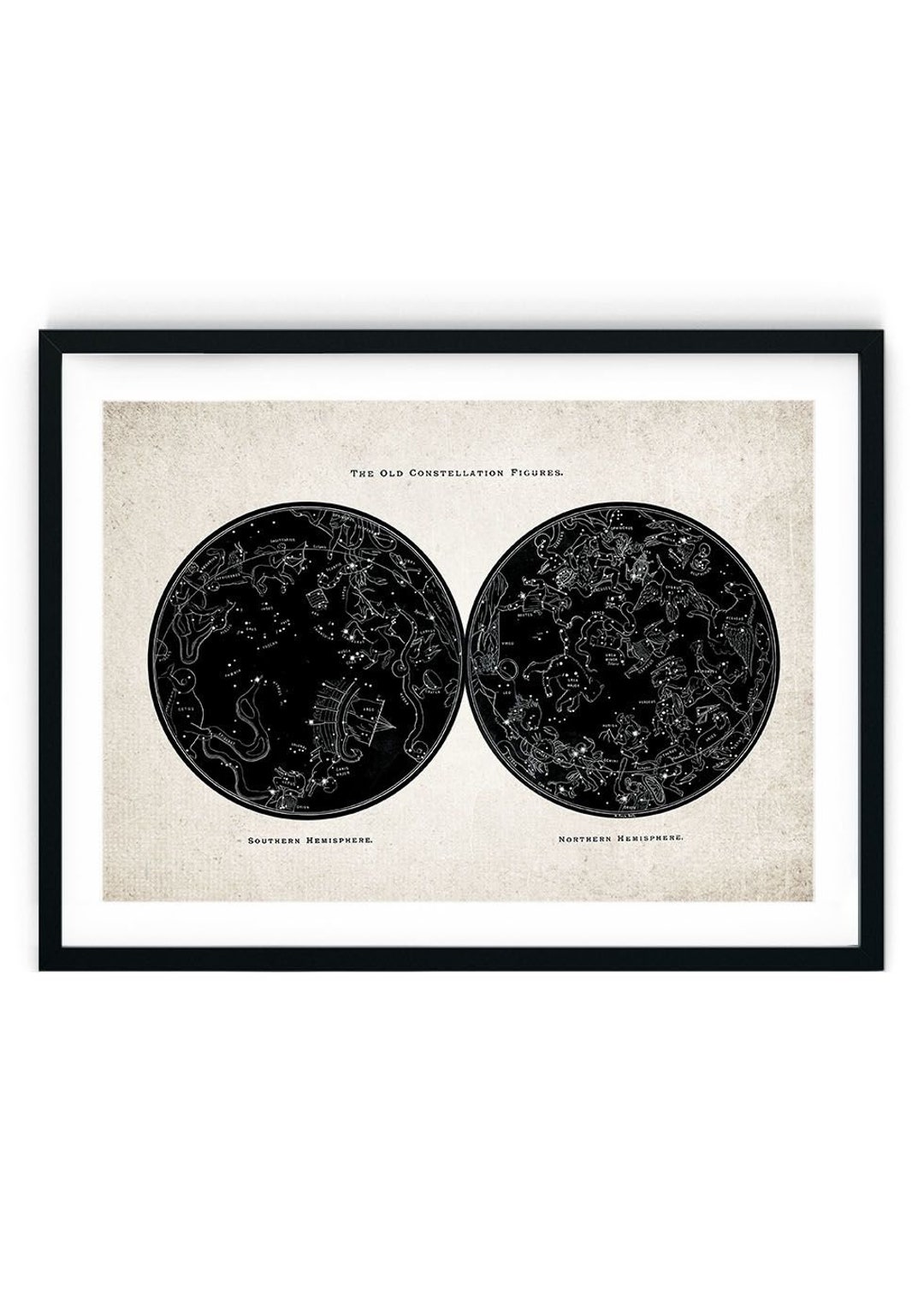 Old Constellations, Star Signs, Zodiac Signs, Giclee Print Restored ...
