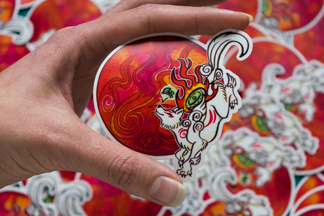 Okami Amaterasu Vinyl Sticker - Etsy