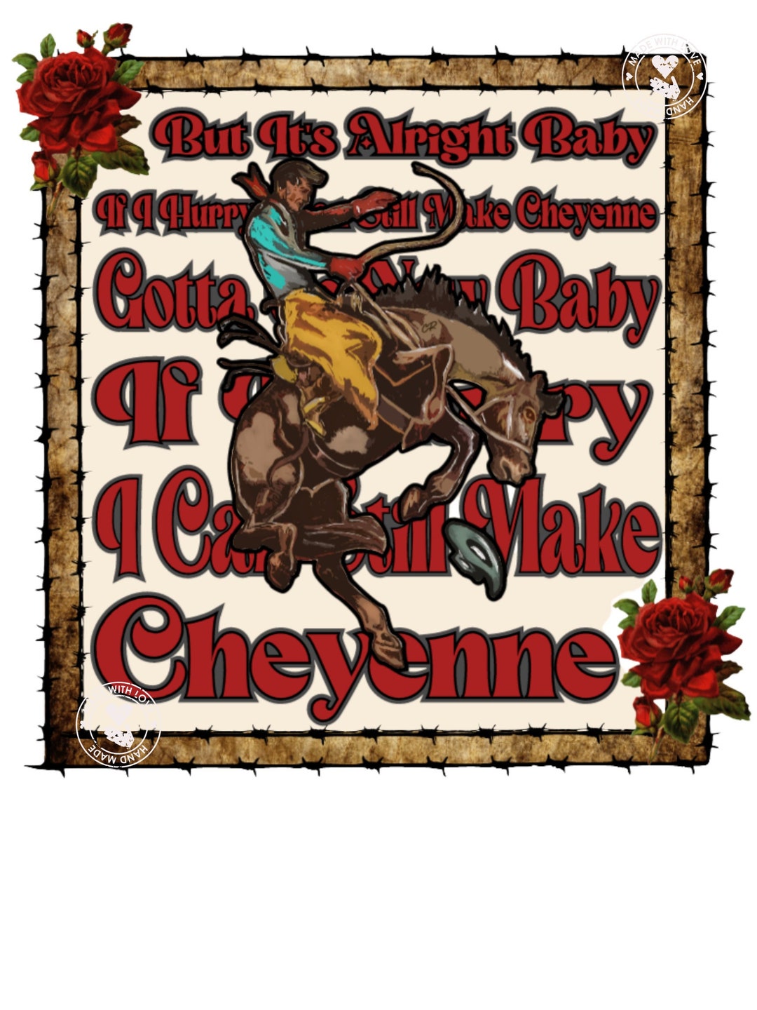 Cheyenne Rodeo PNG - Etsy