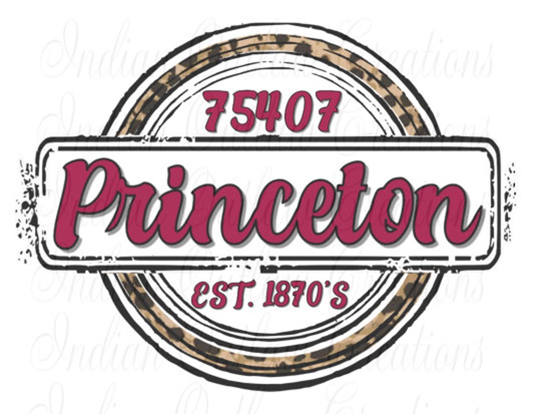 Princeton Panthers Circle Leopard PNG - Etsy