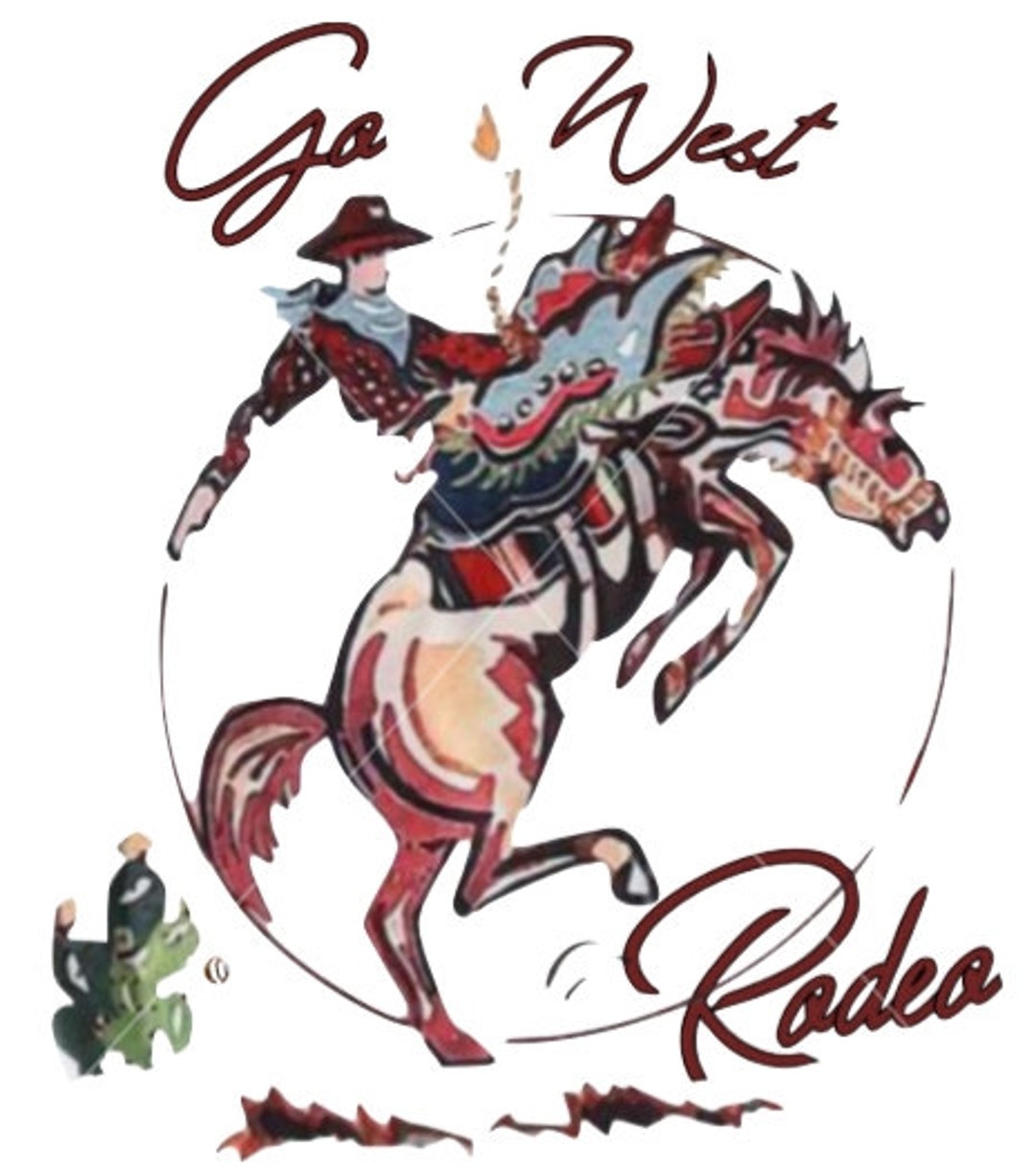 Go West Rodeo PNG - Etsy