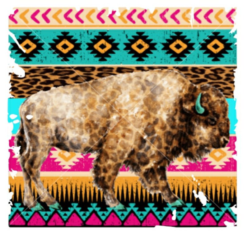 Aztec Buffalo PNG | Etsy