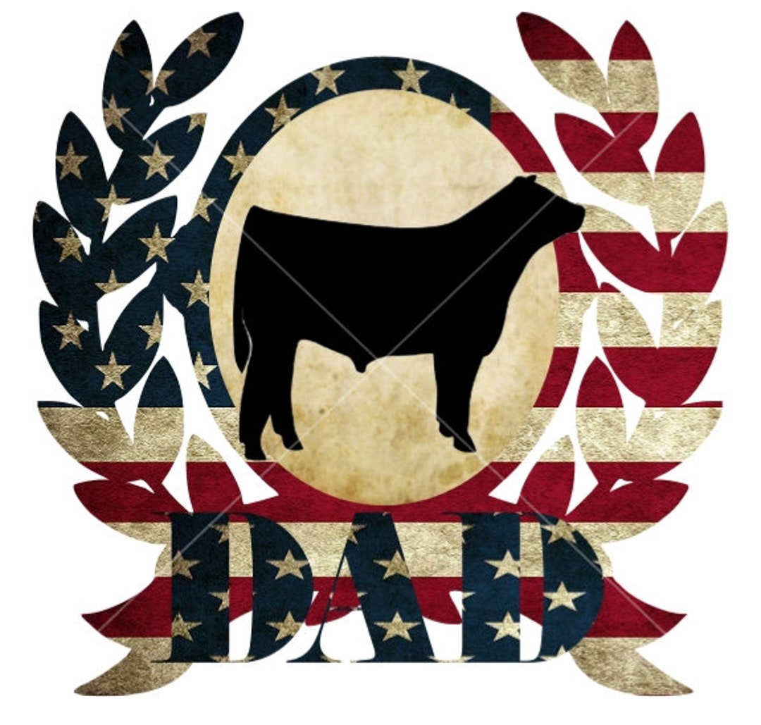 Show Dad Cow PNG - Etsy
