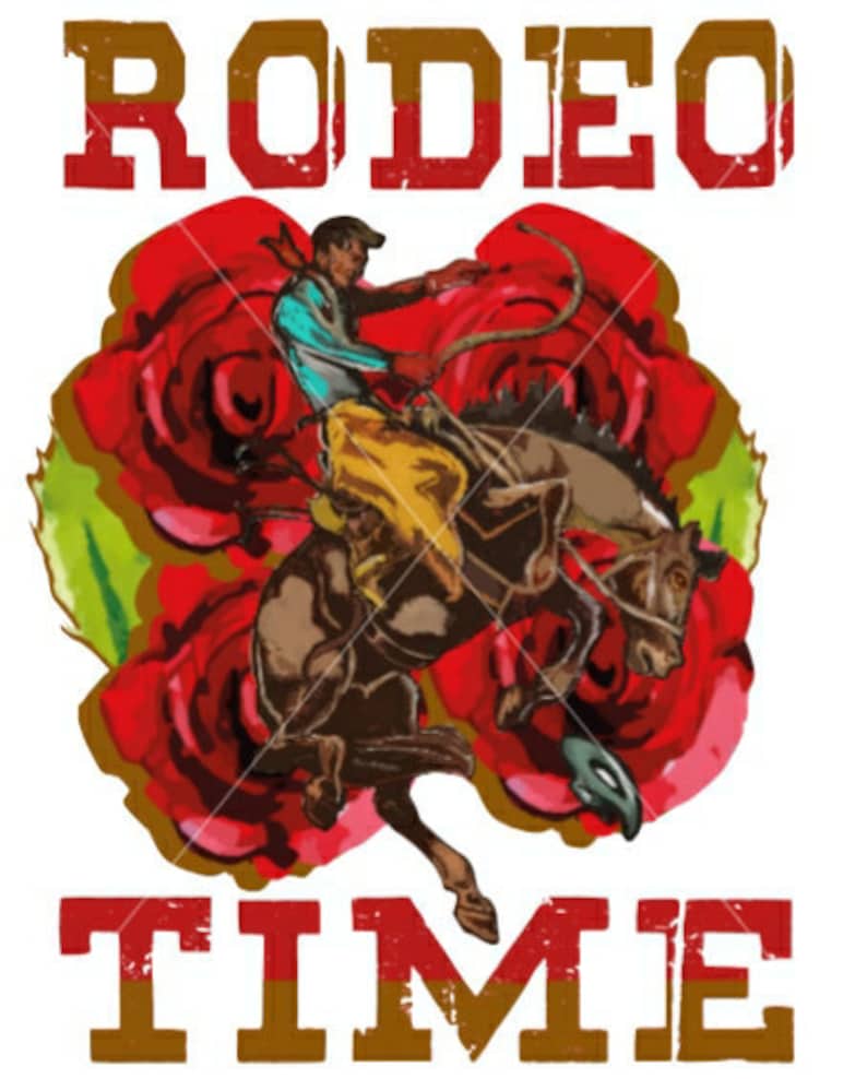 Rodeo Time 1 PNG - Etsy