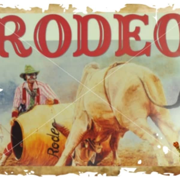 Rodeo Clown - Etsy